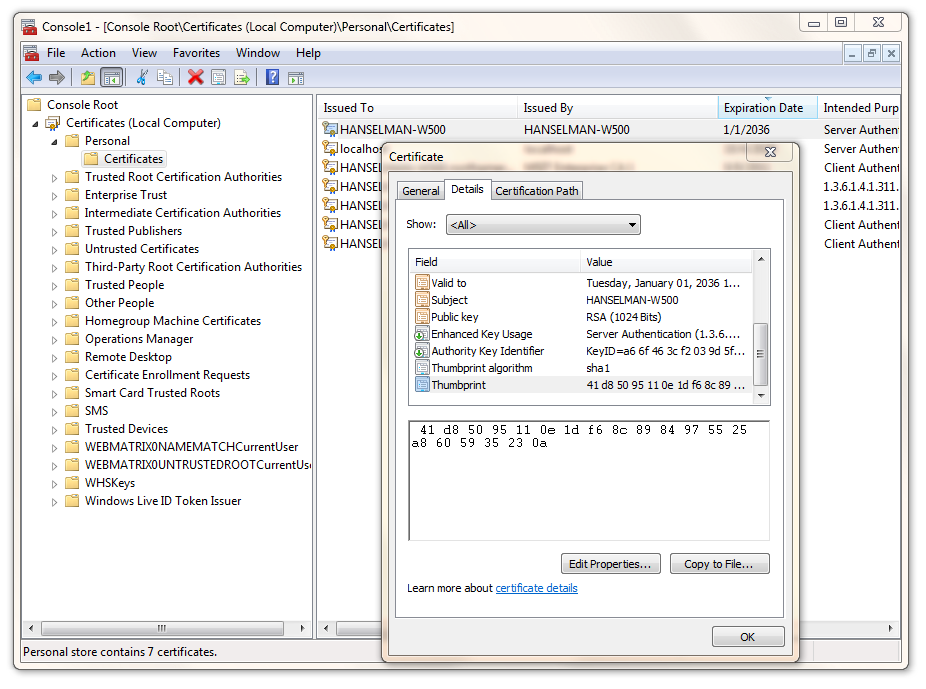Edmund Liew: Working with SSL at Development Time is easier with ...